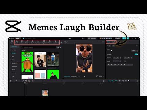 How to Add Memes to Videos in CapCut (Clip Fun)