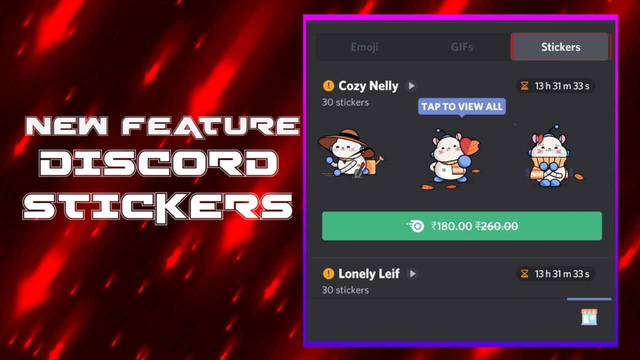 Discord Update - New Discord Stickers | Coming soon! - YouTube