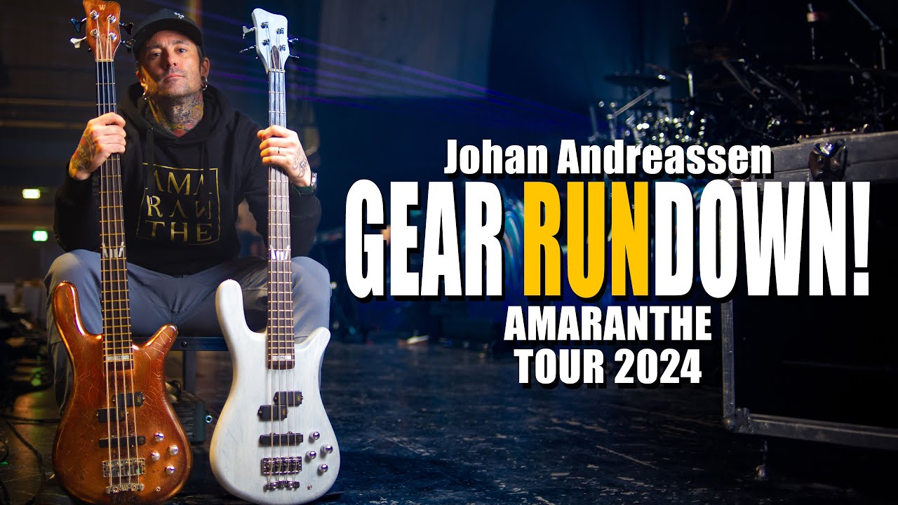 GEAR RUNDOWN! w. Johan Andreassen | AMARANTHE | TOUR 2024 - YouTube