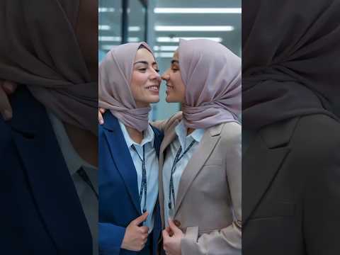 Hijab women kiss!!! 💋💋❤️