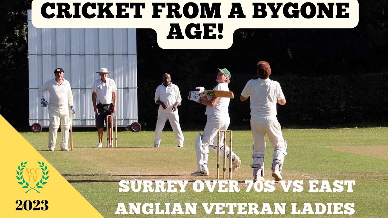 CRICKET FROM A BYGONE AGE - Surrey Over 70s (3rd XI) vs East Anglian ...