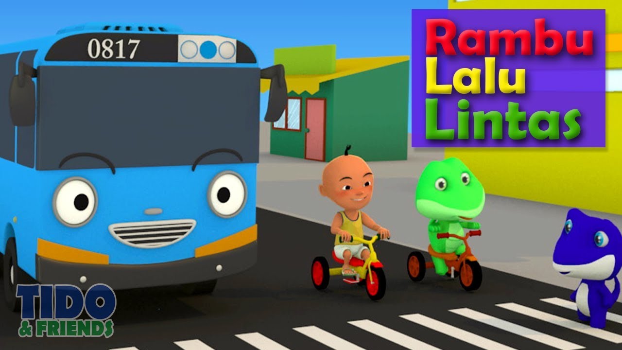 LAGU ANAK Rambu Lampu Lalu Lintas - Lagu Anak TAYO TIDO UPIN IPIN PAUD ...