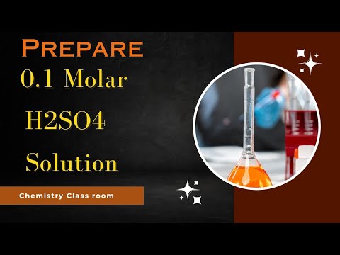 How to prepare 0.1 Molar Sulphuric Acid solution|How to make 0.1m H2SO4 ...