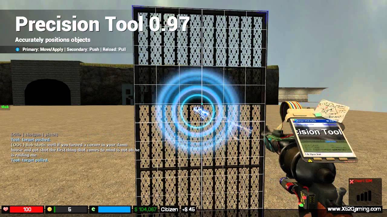 [X52 DarkRP] GMOD Basic Precision Tutorial - YouTube
