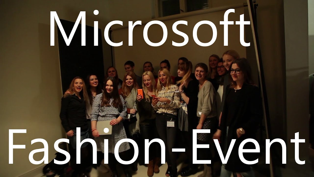 New Work, New Style! Microsoft Fashion-Event - YouTube