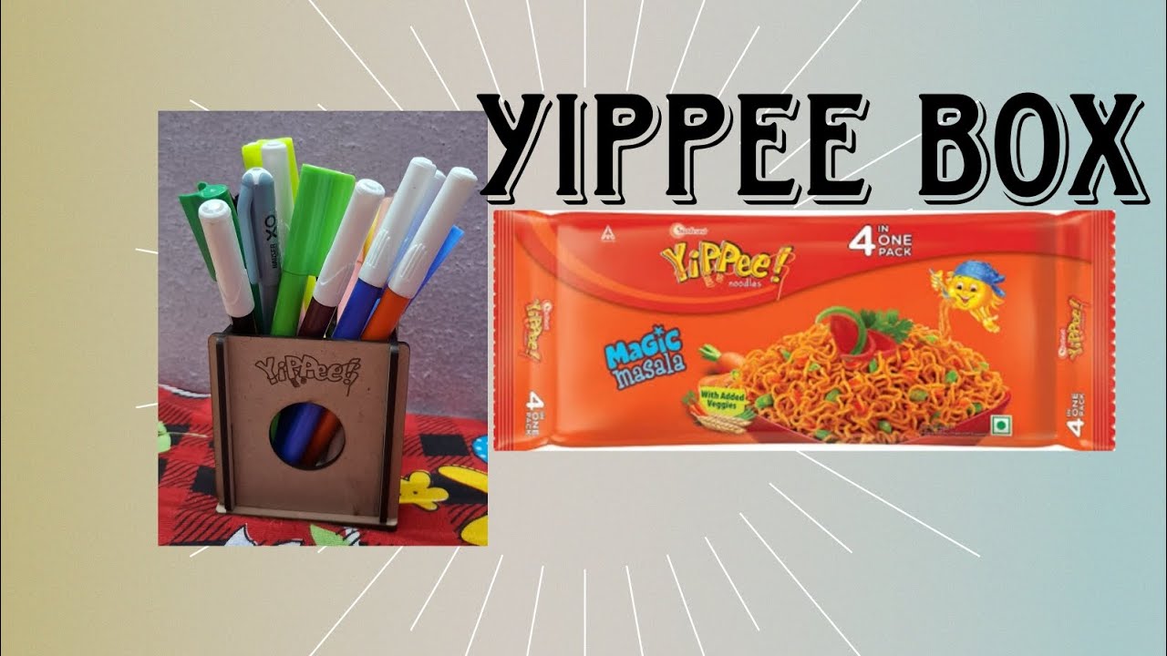 How to make yippee box from yippee pack. please subscribe to our ...