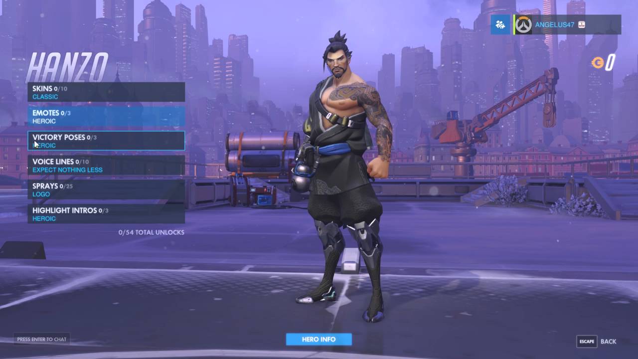 Overwatch Hero Gallery Hanzo - YouTube