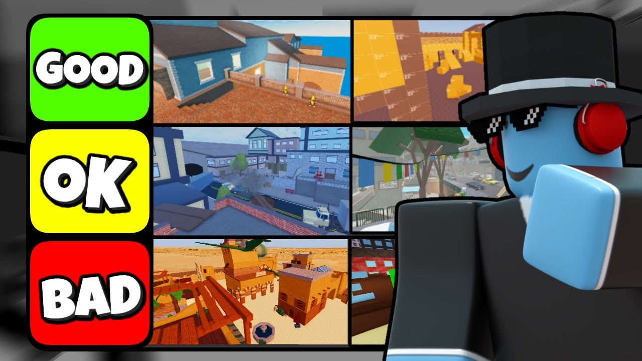 I RANKED EVERY MAP IN ROBLOX ARSENAL.. - YouTube