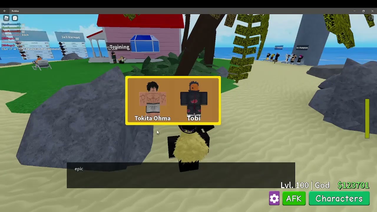 Getting ohma tokita in ABA - YouTube