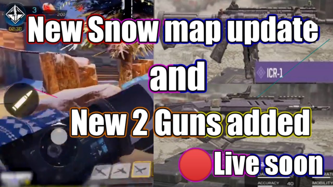 Call of duty mobile *New* Snow Map updated coming soon....!! & *New* 2 ...