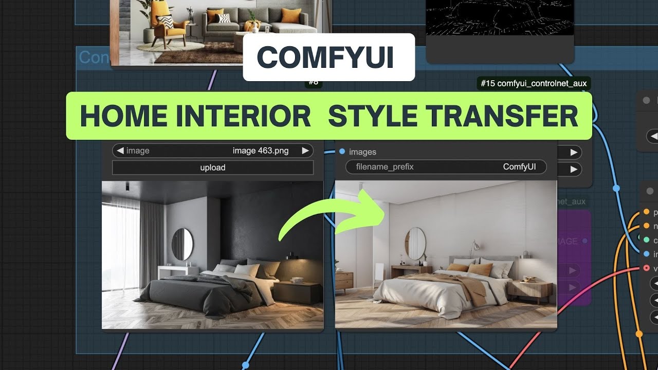 ComfyUI Workflow for Home Interior Style Transfer - Free Interior Img ...