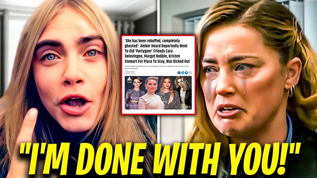 Amber ALONE! Cara Delevingne & Margot Robbie DENY Her Call For Help ...