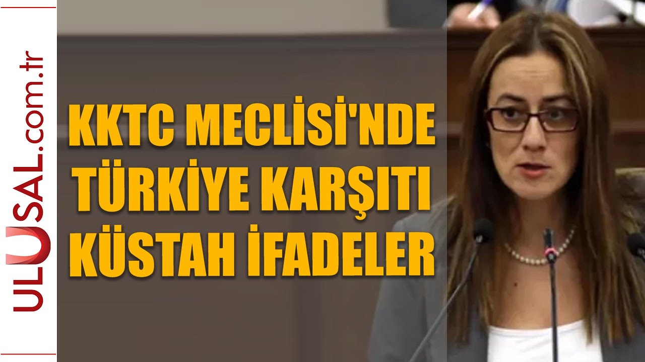 KKTC Meclisi'nde CTP'li Derya Doğuş'tan küstah ifadeler - YouTube