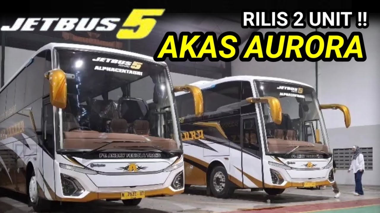Rilis 2 Unit !! Akas Aurora Jetbus 5 SHD Hino RM 280 Karoseri Adiputro ...