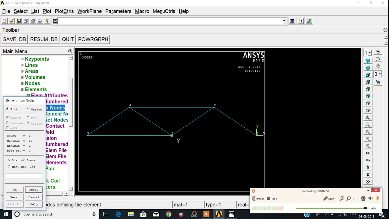 ANSYS APDL 🔥 APDL Analysis on Railway Bridge with fixed and roller ...
