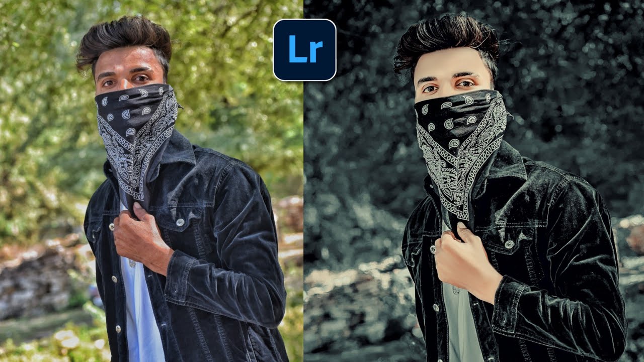 Dark Black Tone Photo Editing In Lightroom | Face Smooth New Full ...