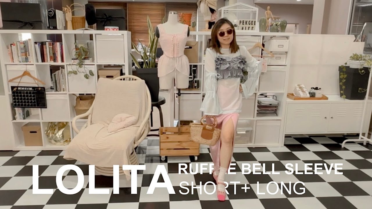 I make a Transforming Dreamy Bell Sleeve Blouse infusing the LOLITA ...