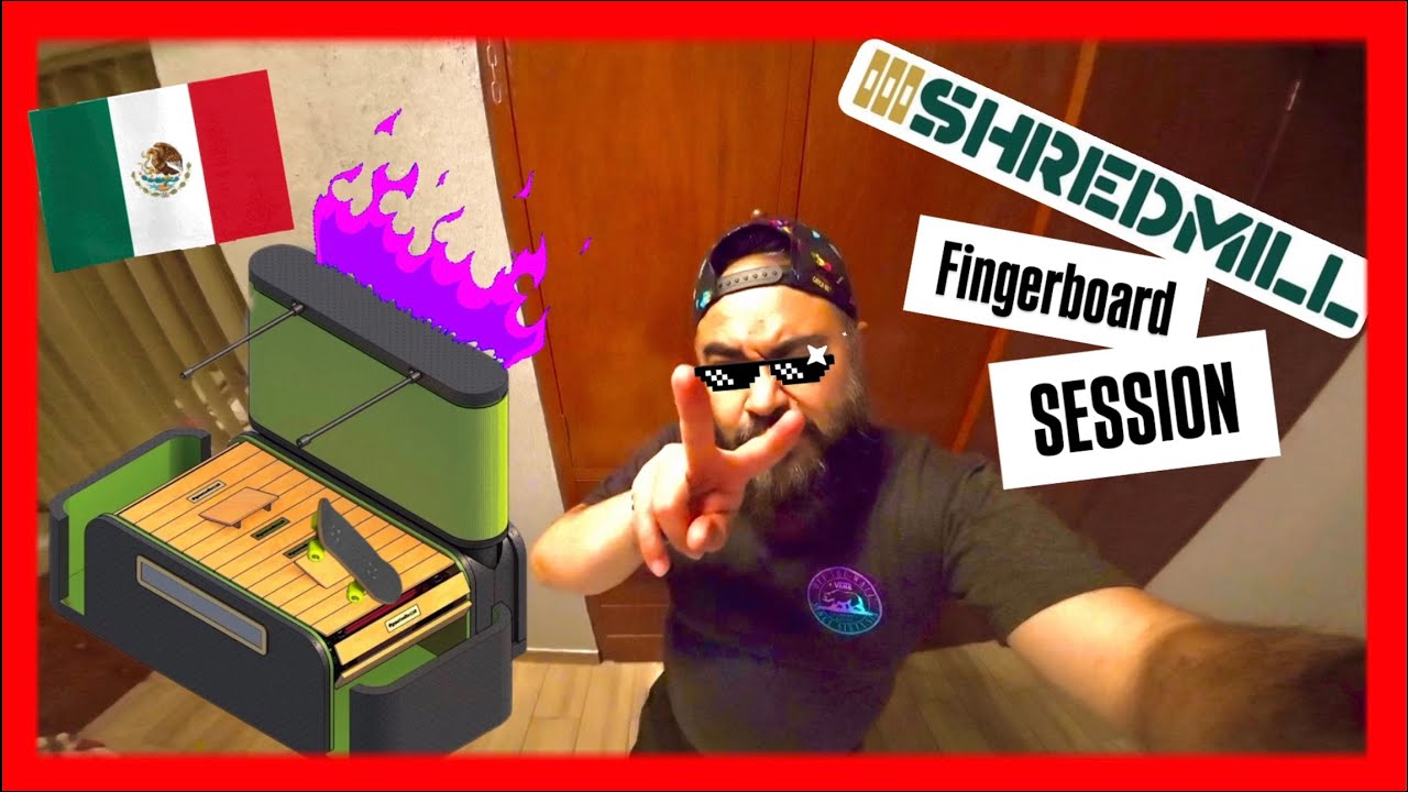 Best fingerboard obstacles [SHREDMILL] - YouTube