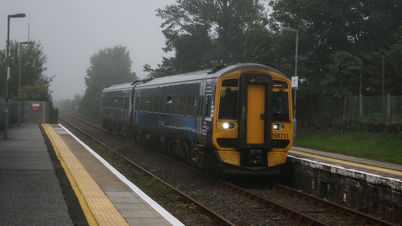 A week of trains on the far north line! - YouTube