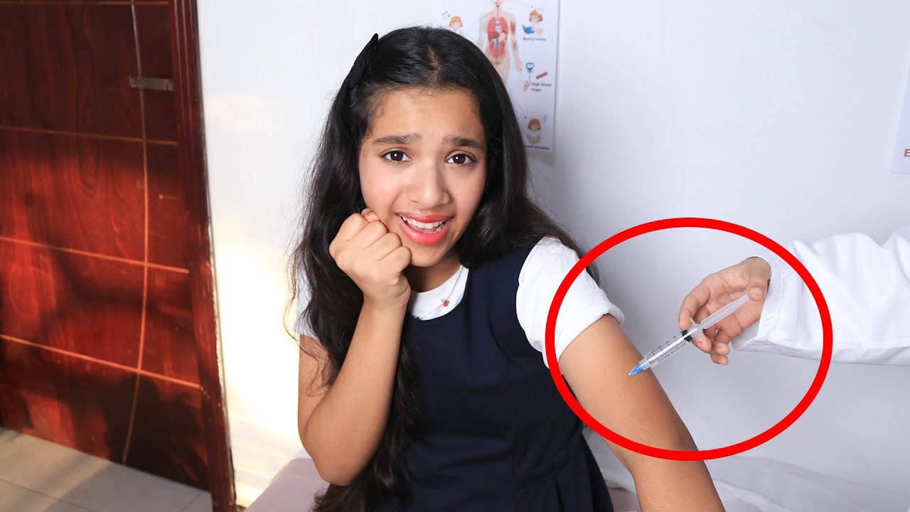 when kids got injection at school ! Shfa - YouTube