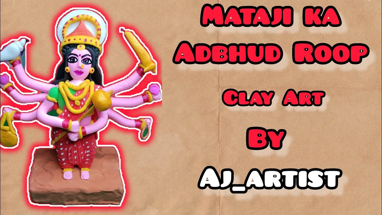 How to make Mata ji from Clay Art 🎨 #viral #trending - YouTube