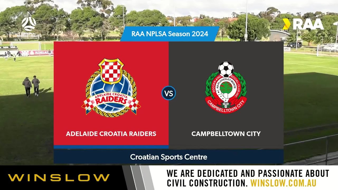 RD20 #RAANPLSA 2024 Highlights | Adelaide City vs Croydon FC - YouTube