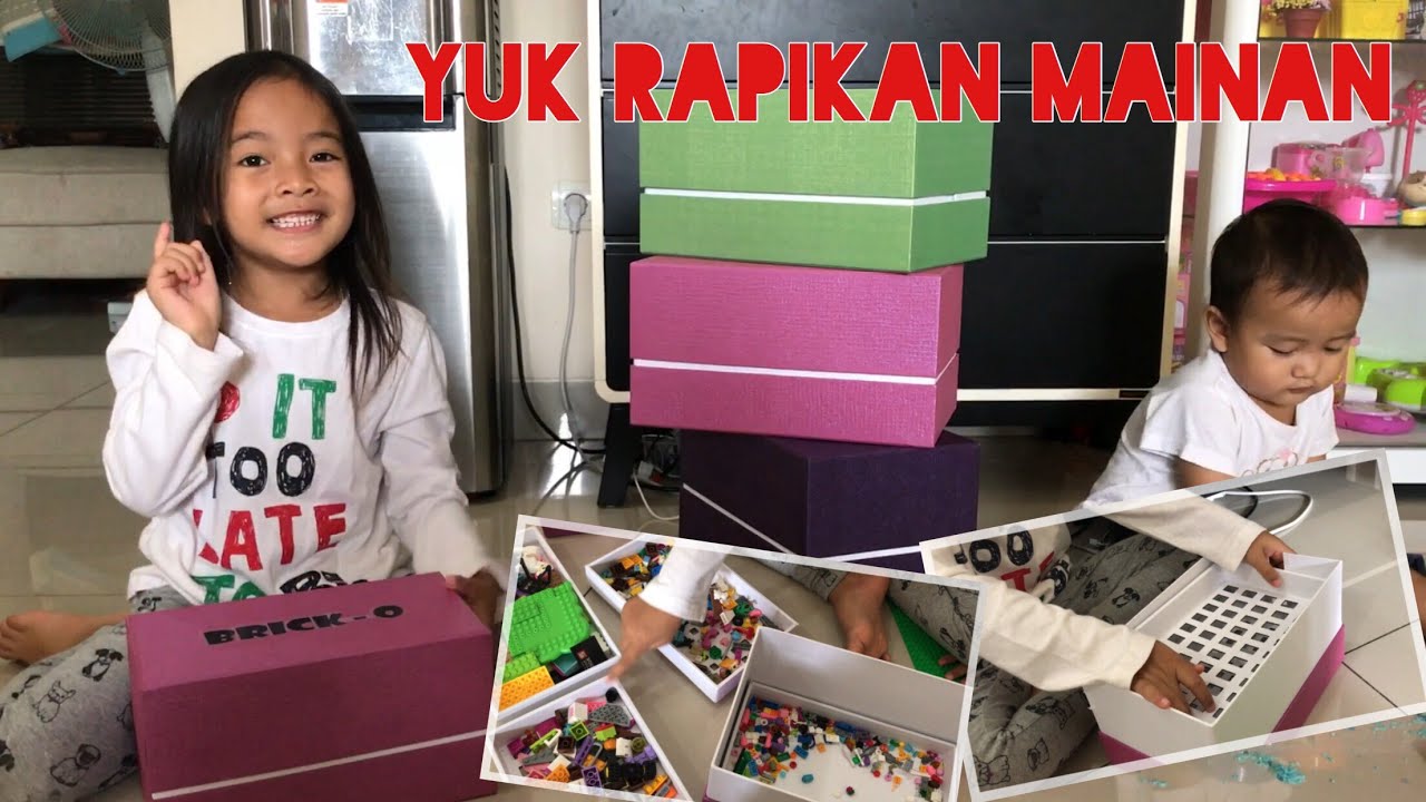 Yuk Rapikan Mainanmu | Cara Zara Merapikan Mainannya | Lego Organizer O ...