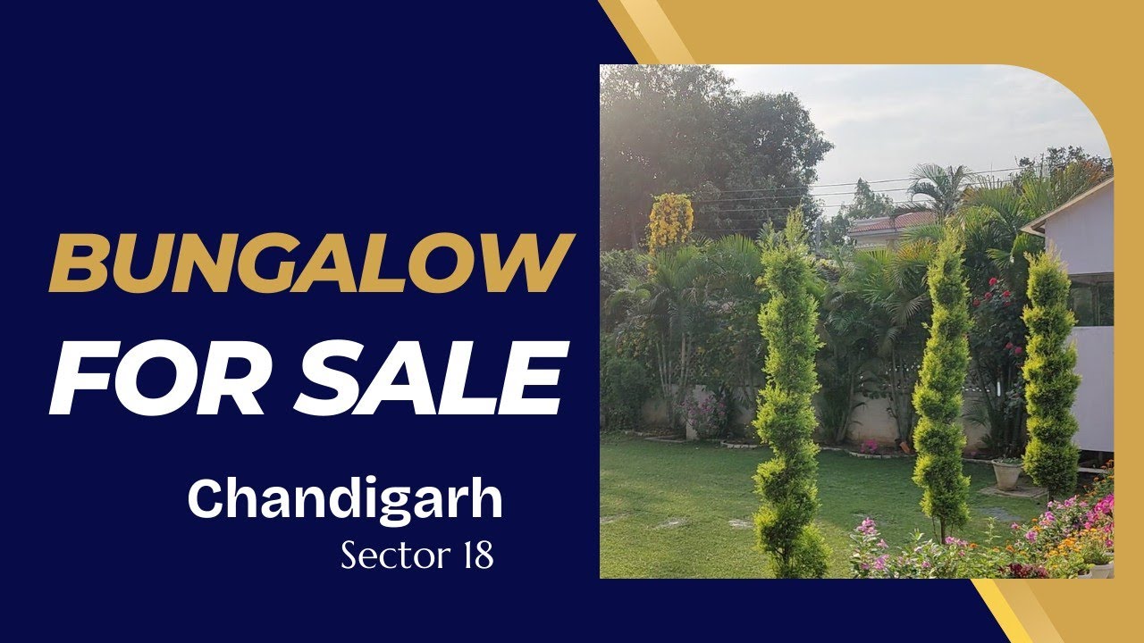 Luxury 5 BHK Bungalow in Chandigarh Sector 18 | 1000 Gaj | 3 Side Open ...