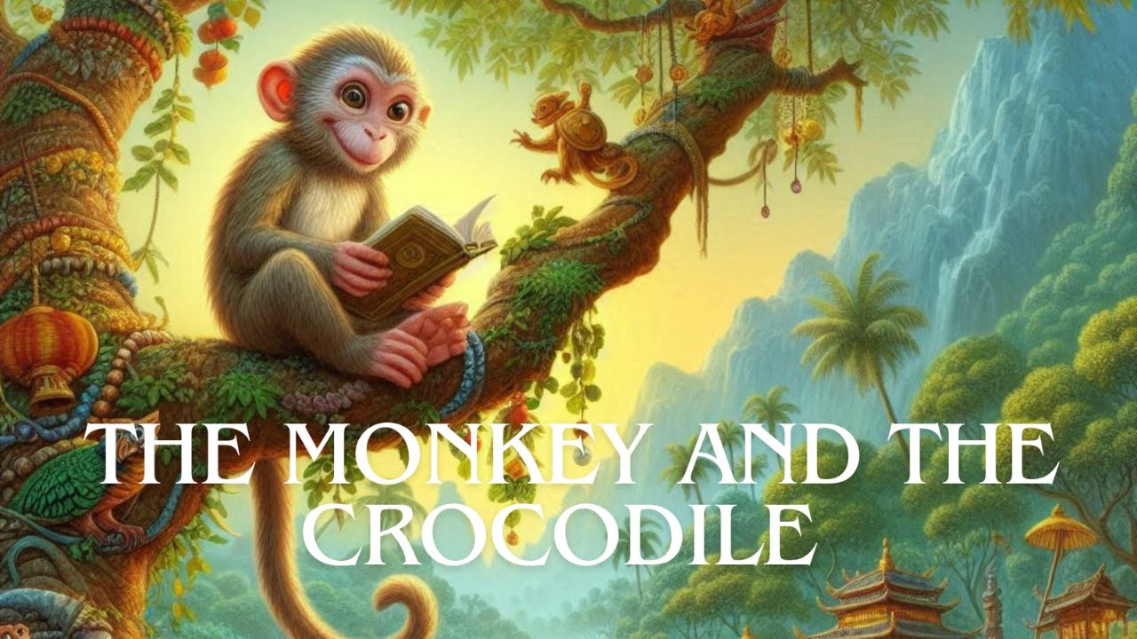 The Monkey and The Crocodile Story in English l Stories For Kids l ...