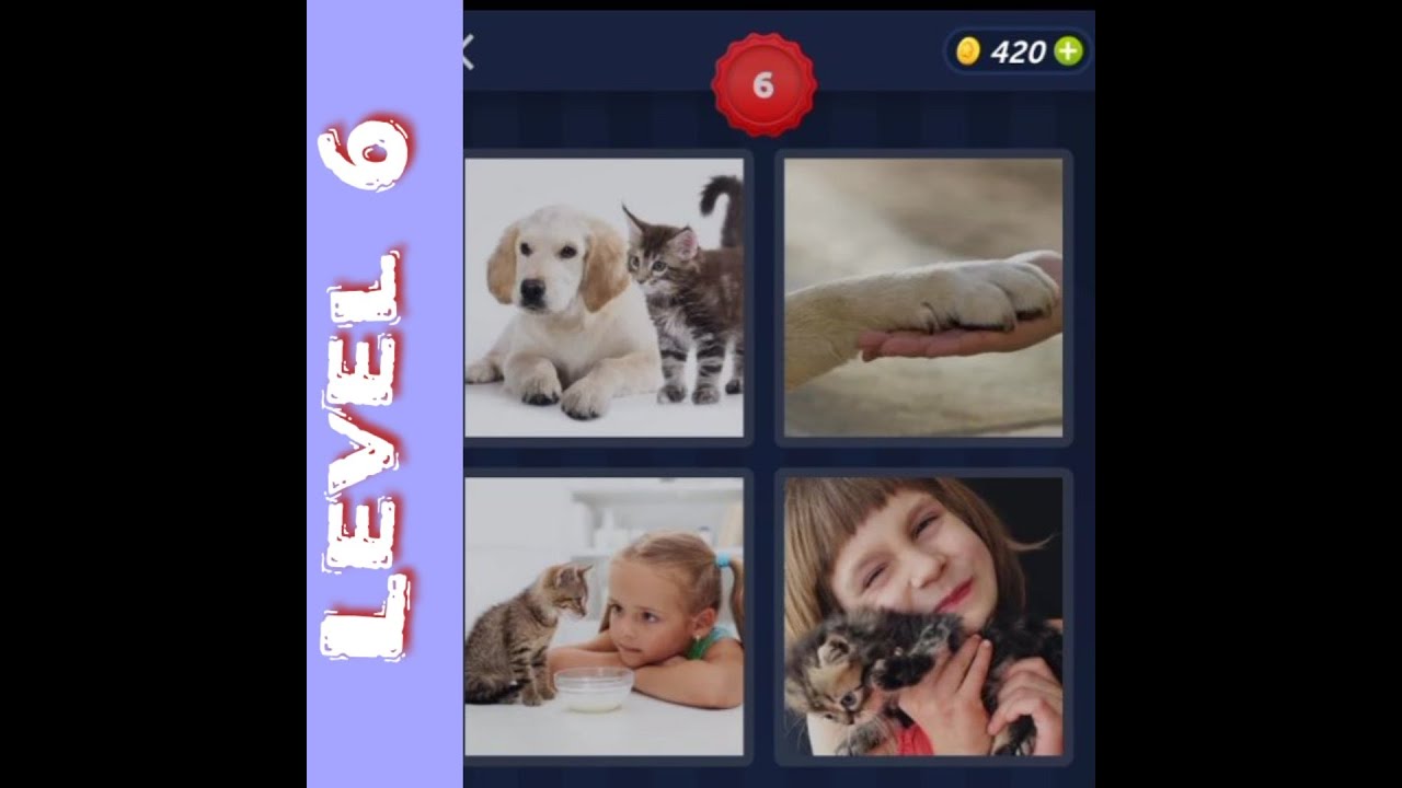 4 PICS 1 WORD ( LEVEL 6) - YouTube