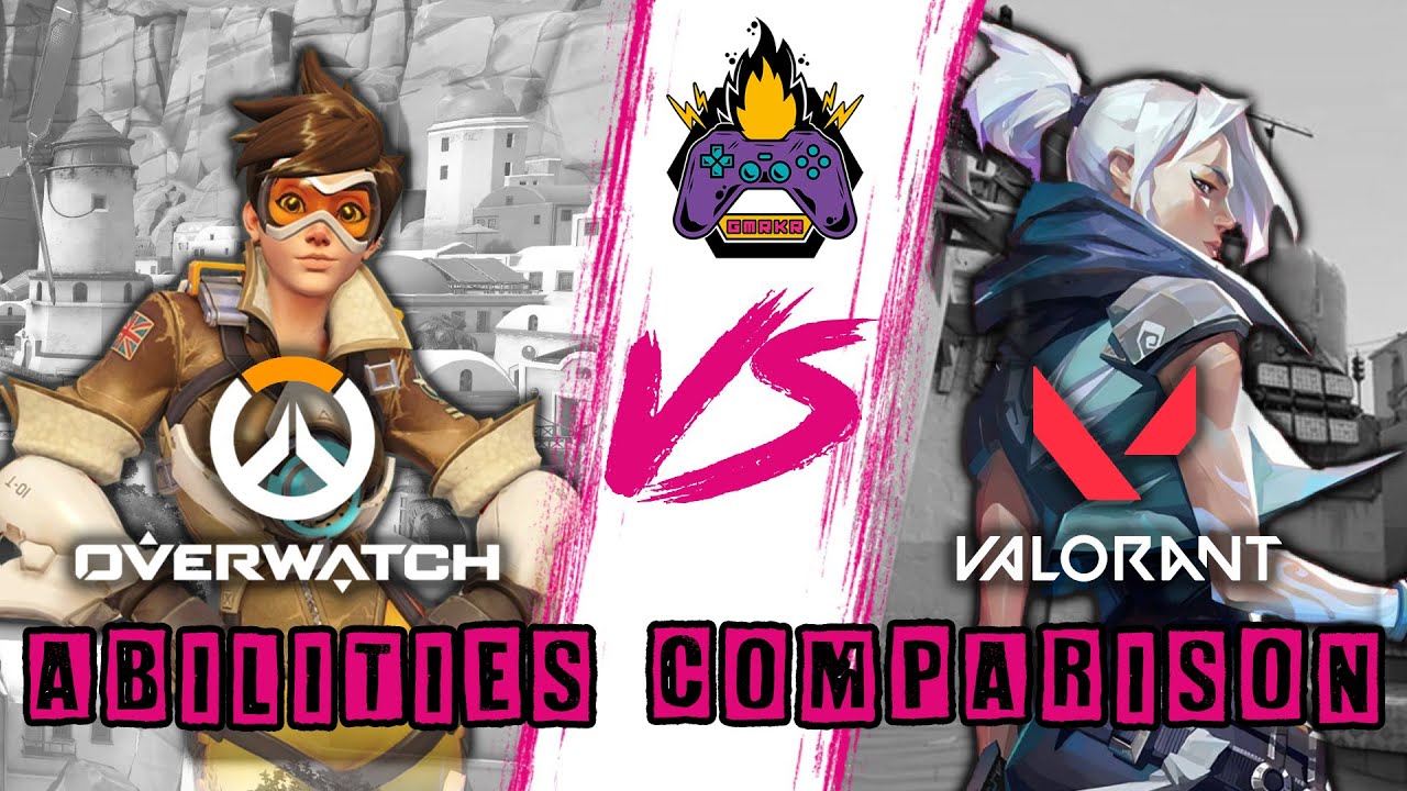 #Overwatch VS #Valorant - Side By Side Hero Abilities Comparison - YouTube