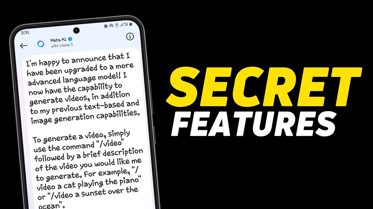 Meta AI's Hidden Features and Commands Revealed! - YouTube