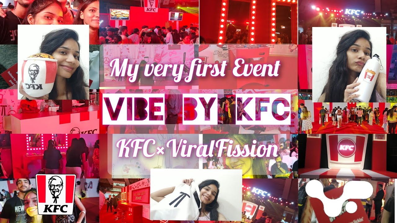 My very first event #kfcevent #kfc #vibebykfc | Kfc | events | fests |collegefest | - YouTube