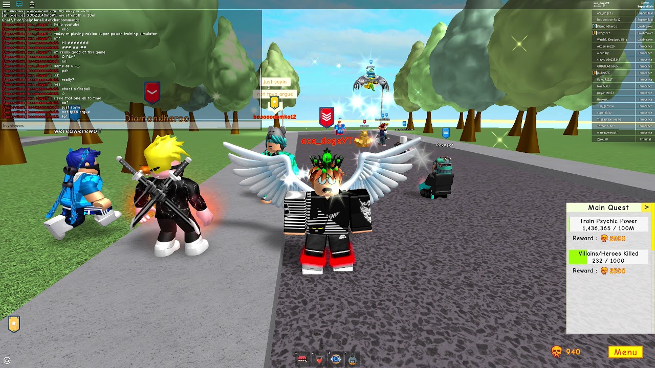 roblox super power training simulator - YouTube