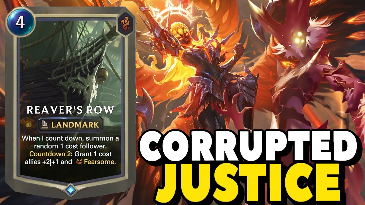 Corrupted Justice - Xolaani & Kayle Reaver's Row Deck - Legends of ...