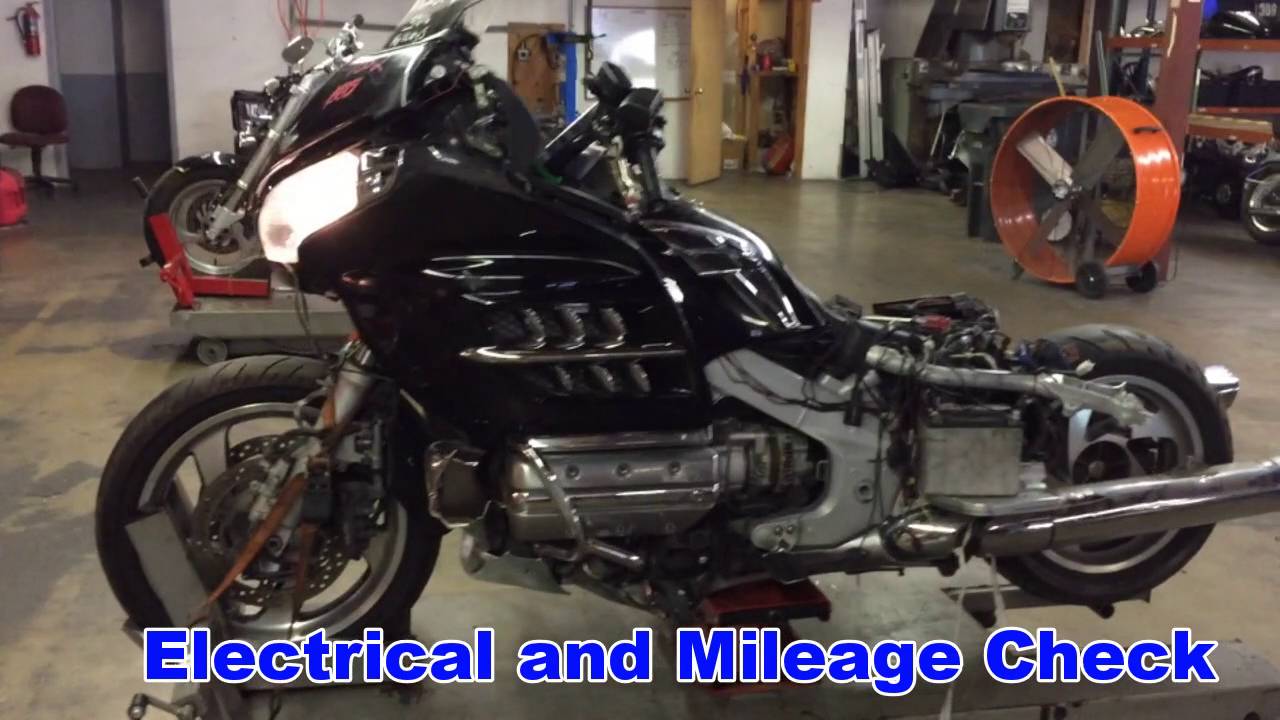 2003 Honda Goldwing GL 1800 (blk) 1622 Fallen Cycles - YouTube