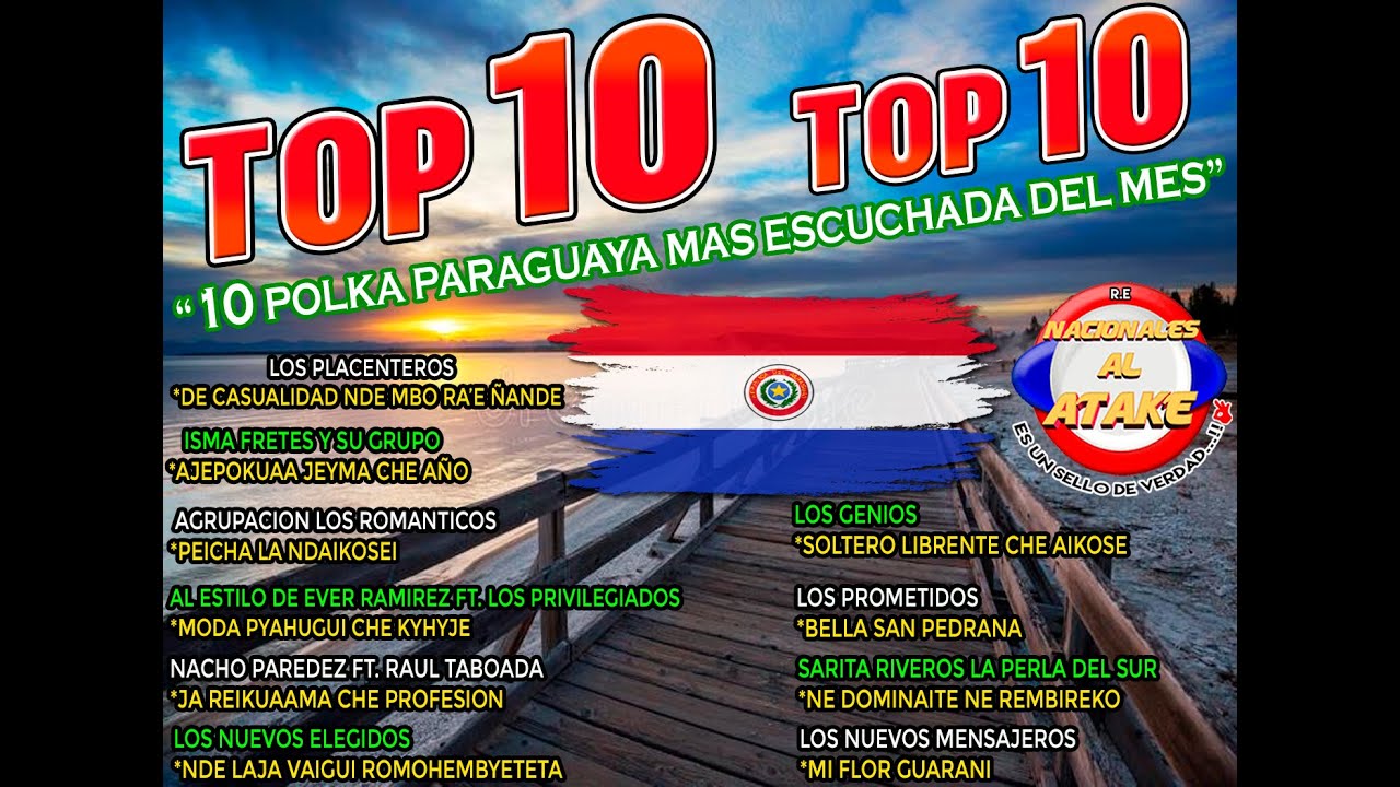 TOP 10 , ENGANCHADO POLKA PARAGUAYA - 10 POLKAS MAS ESCUCHADA DEL MES ...