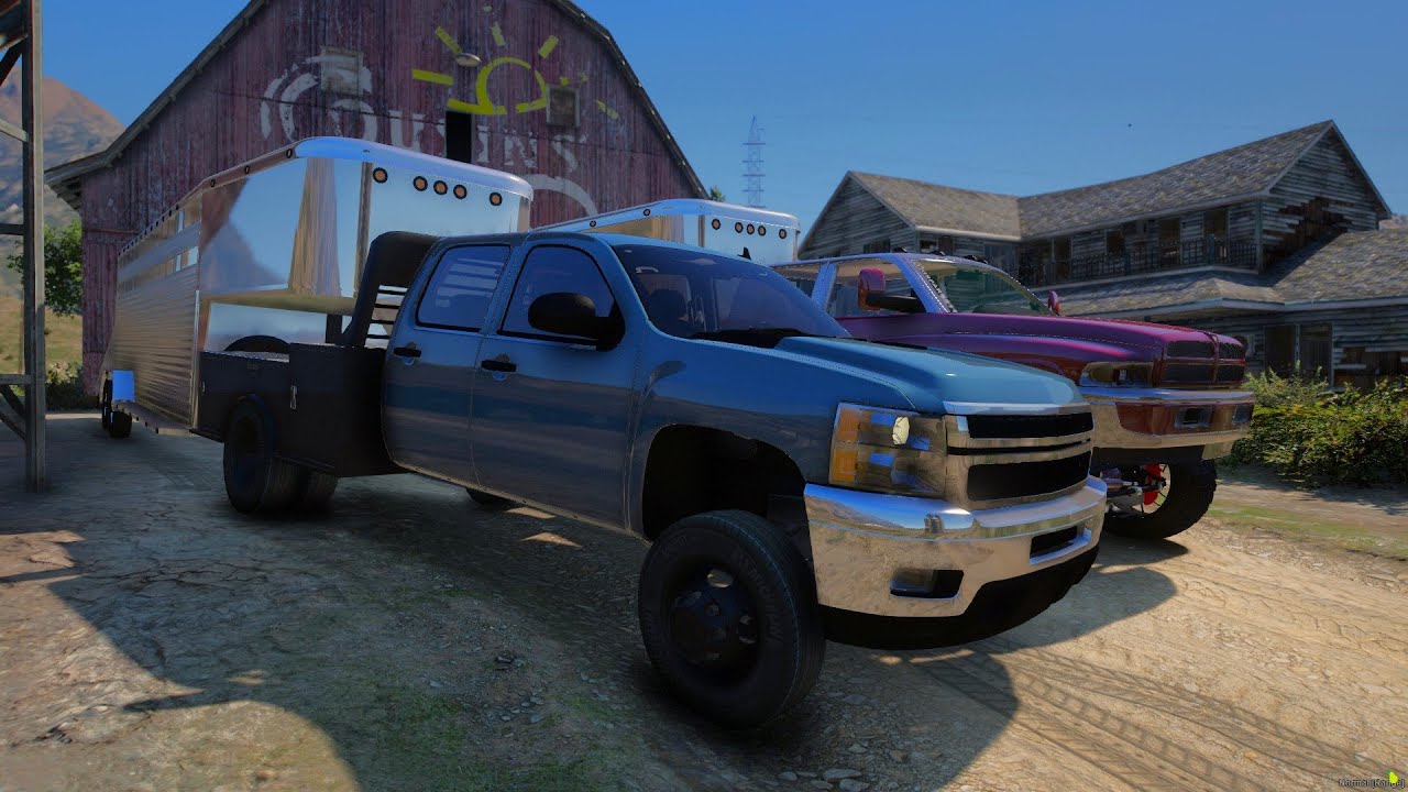 HAULING CATTLE TO THE BUTCHER SHOP!! - GTA 5 RP - YouTube