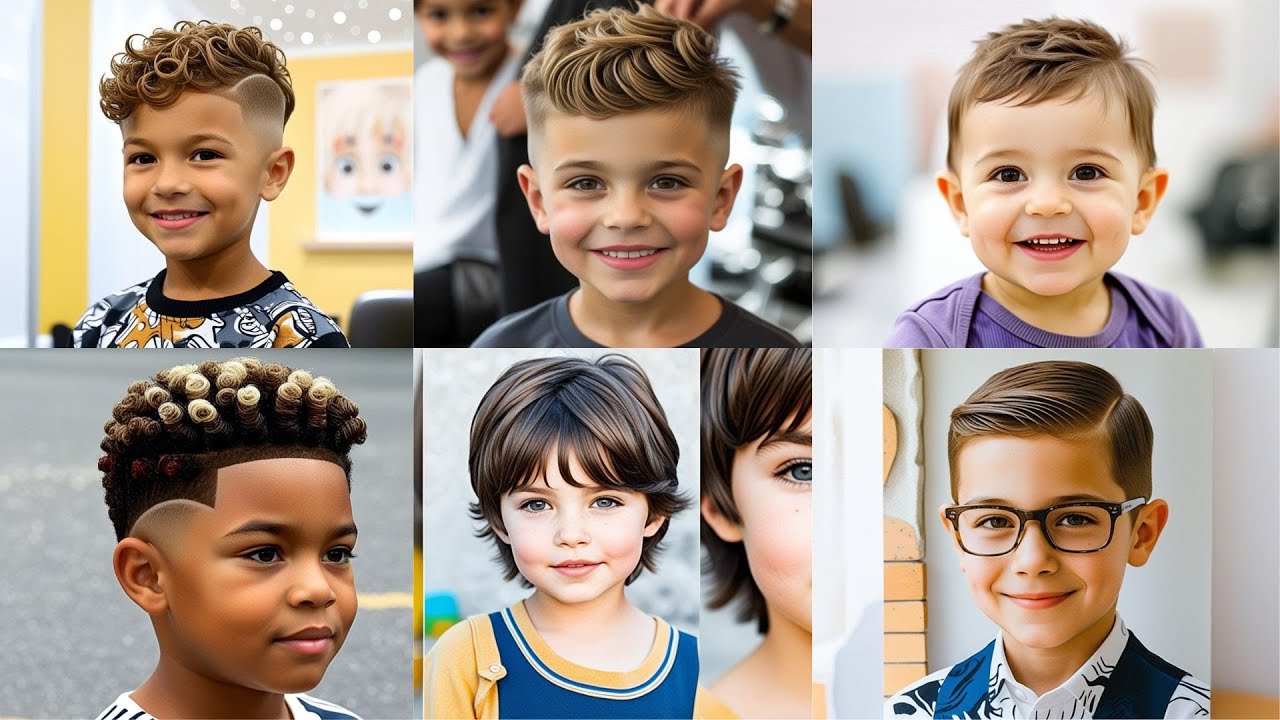 10 Trendy Short Haircuts for Kids - YouTube
