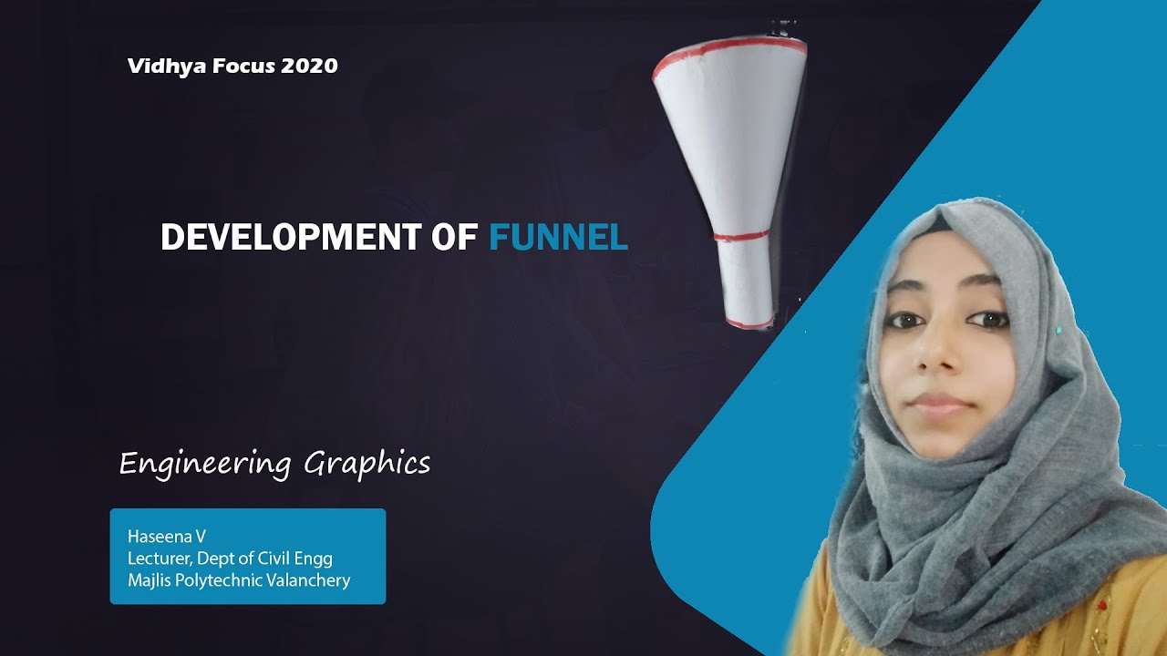 DEVELOPMENT OF FUNNEL, PART 41, ENGINEERING GRAPHICS - YouTube