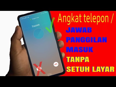 Cara angkat telpon masuk dengan satu tangan tanpa sentuh layar, mudah ...
