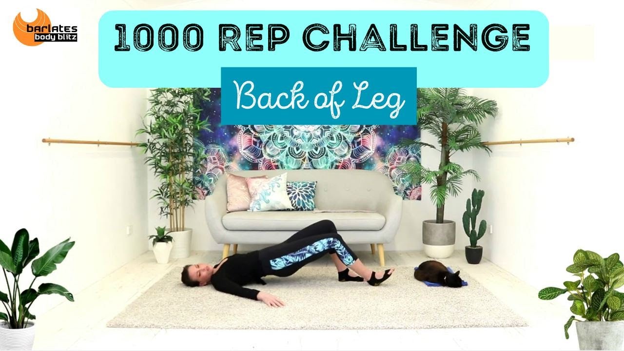 40 min Hamstring and Butt Annihilator - 1000 Rep Challenge Back of Leg ...