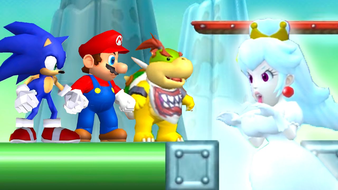 Random Super Mario Bros. Wii: Mario VS Boosette - Part 1 - YouTube