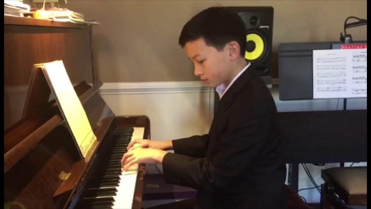 Jason (13) played Danzas Argentinas II, Danza de la moza donosa, by ...