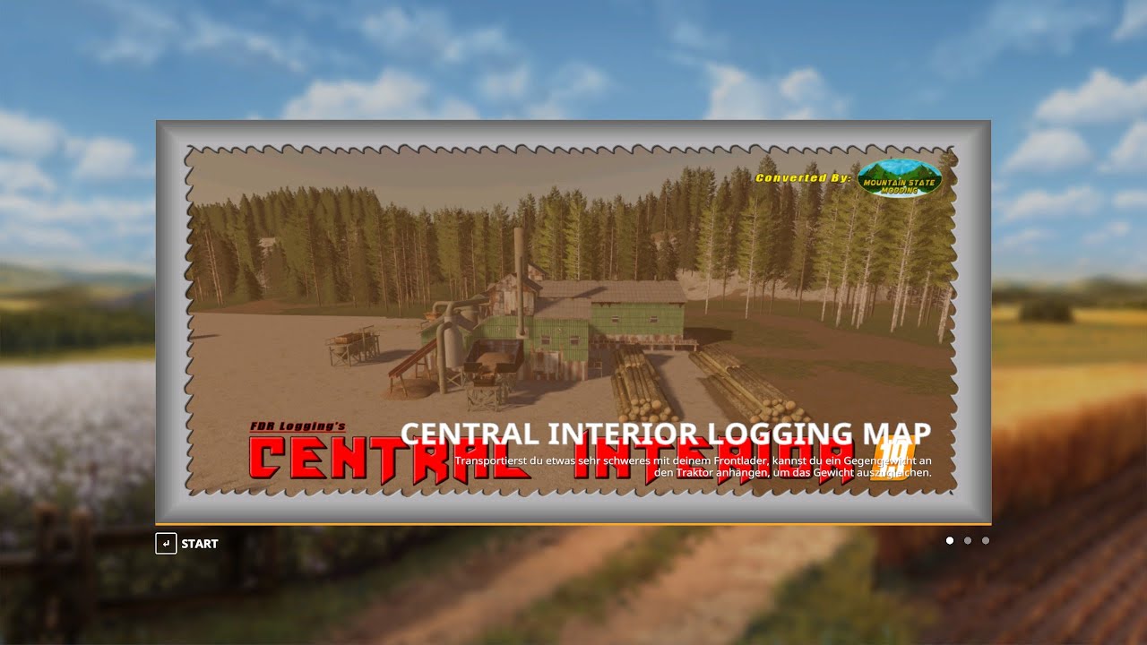 FS19 Central Interior 19 Logging Map Fly Thru - YouTube