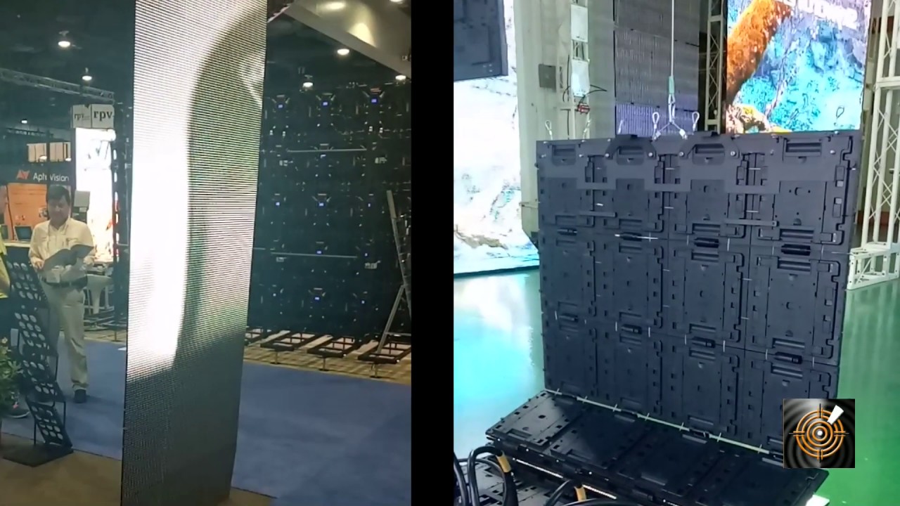 ICE Slim Folding LED Screen with Automation - YouTube