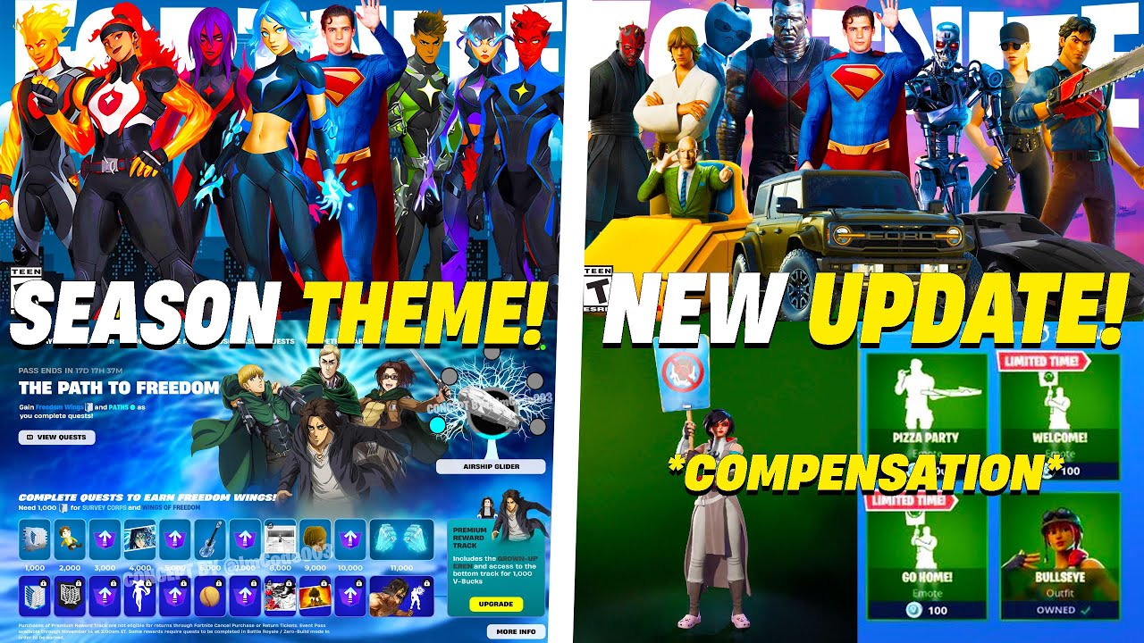 Fortnite Chapter 6 Season 3 LEAKED – Superhero Theme Revealed! 🦸‍♂️🔥 ...