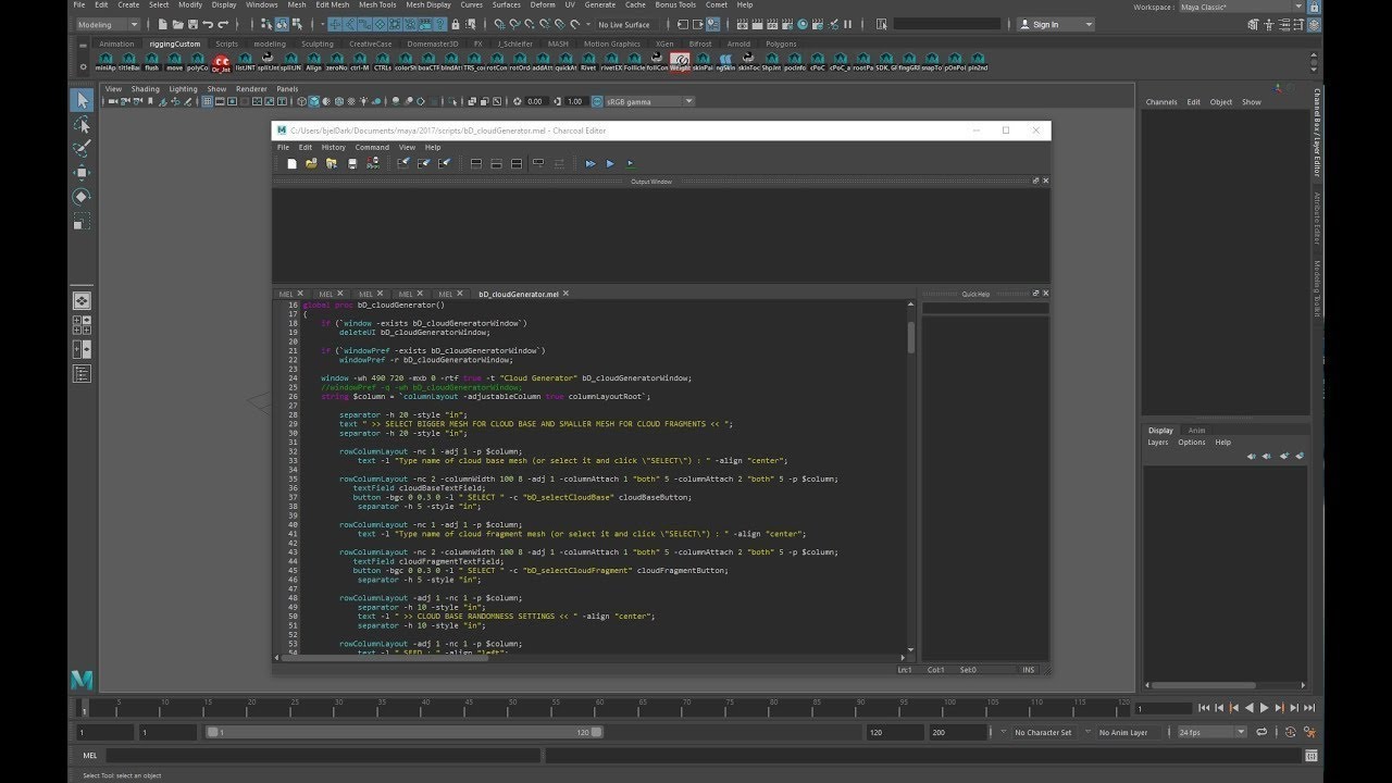 MEL Scripts 02 - YouTube