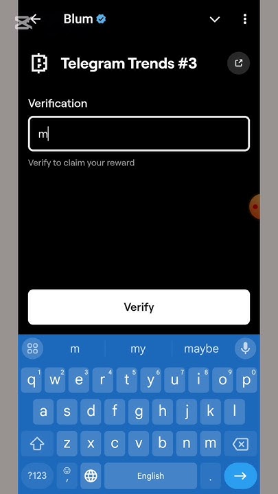 Telegram Trends | Blum | Blum Keyword | Blum Keyword Code | - YouTube