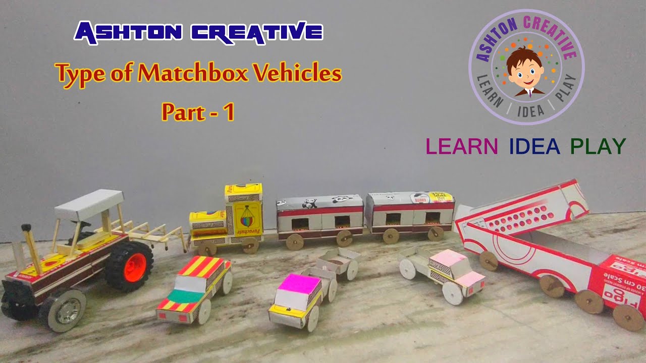DIY Make Type of Matchbox Vehicle II School Project II Ashton Creative ...